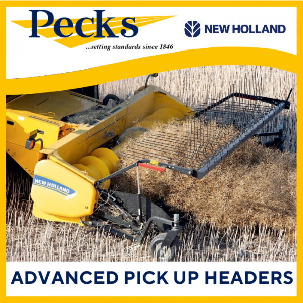 New Holland Advanced Pick Up Headers - Pecks Ltd