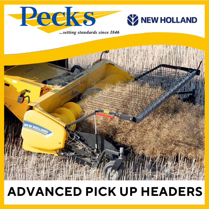 New Holland Advanced Pick Up Headers - Pecks Ltd