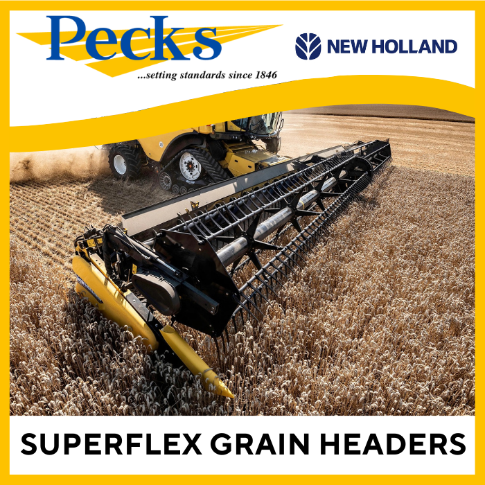 New Holland Superflex Grain Headers - Pecks Ltd