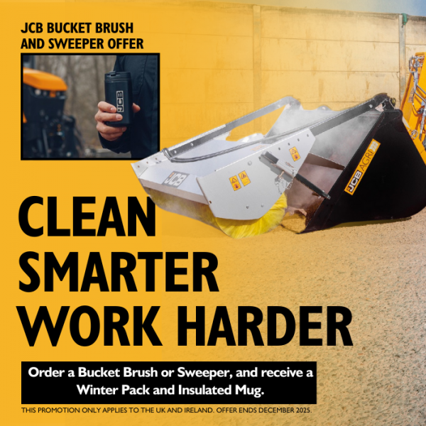 JCB Bucket Brush and Sweeper Offer - Pecks Ltd